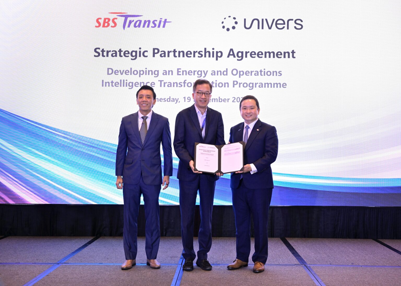 Univers & SBS Transit Launch AI Platform for Energy and Operations